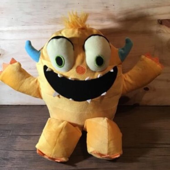 Toys | Kohls Cares 11 Bob Shea Buddy Monster Yellow Plush Stuffed ...